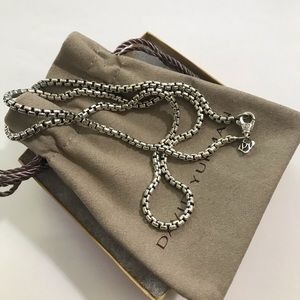 Jewelry | David Yurman Box Chain Necklace 27mm 22 Long | Poshmark